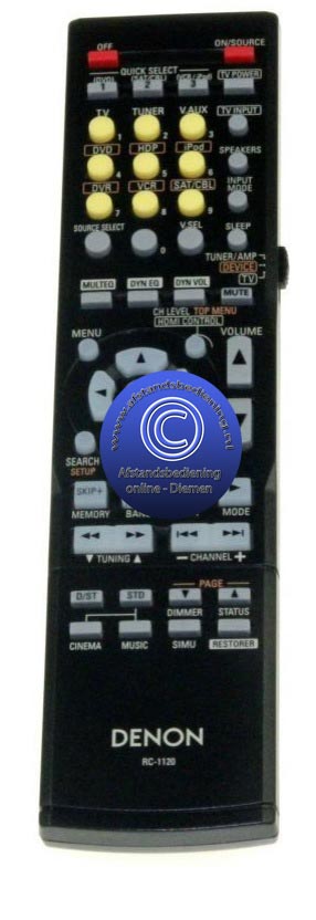 Afstandsbediening Denon rc-1120